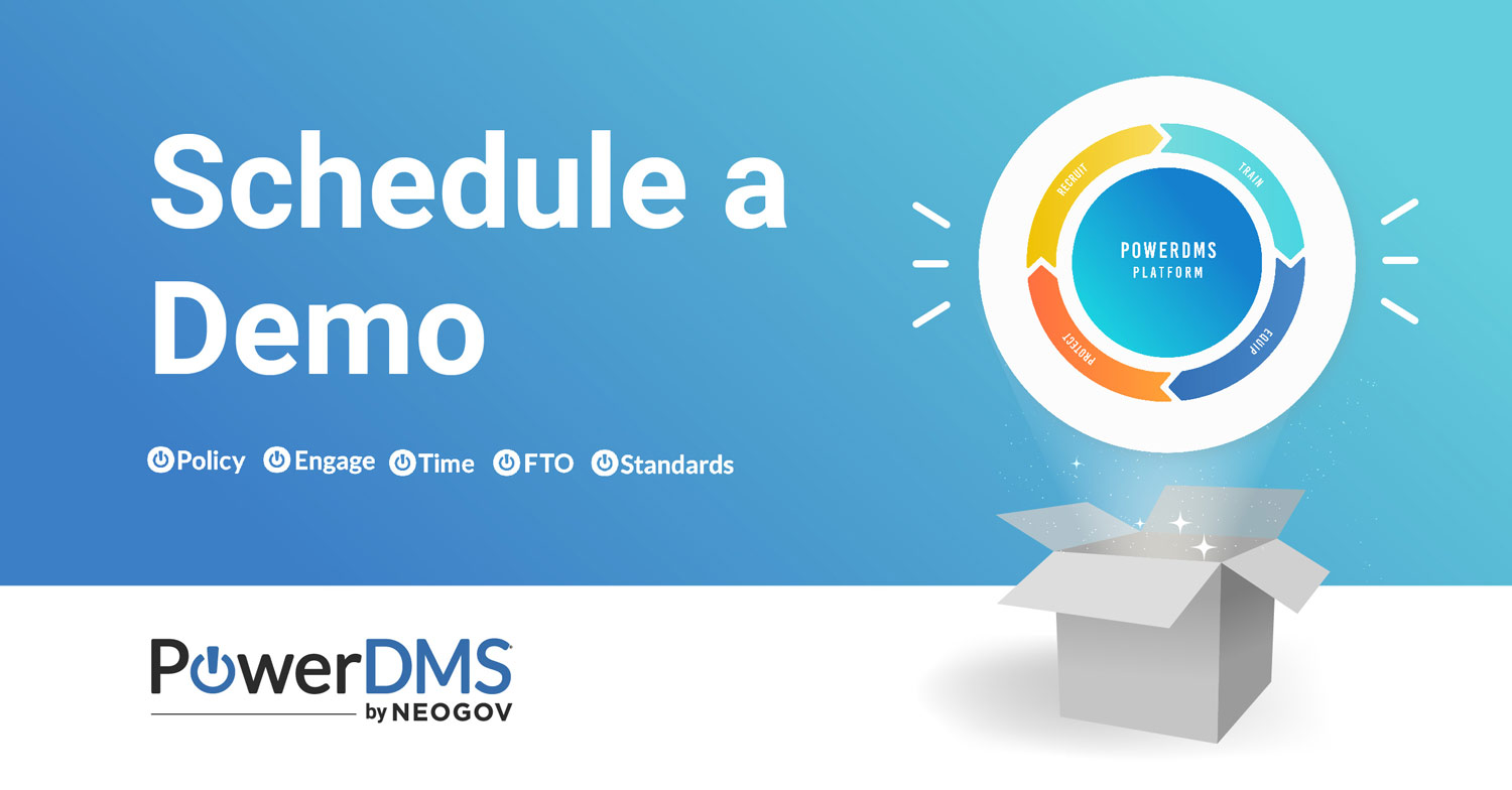 Schedule a Demo | PowerDMS by NEOGOV